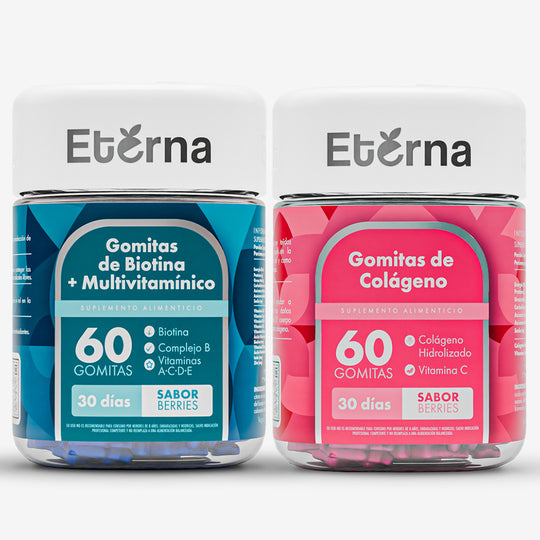 Pack Biotina + Colágeno – Eterna Nutrition